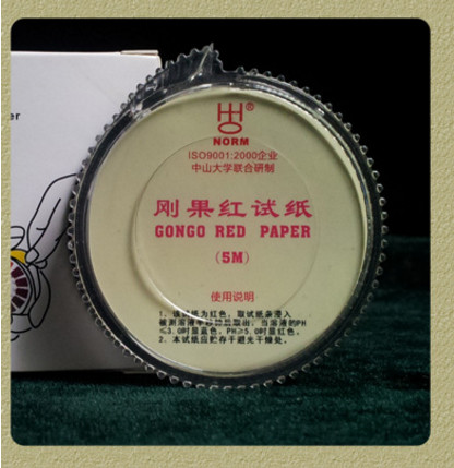 NORM Gongo Red Paper,PH Paper