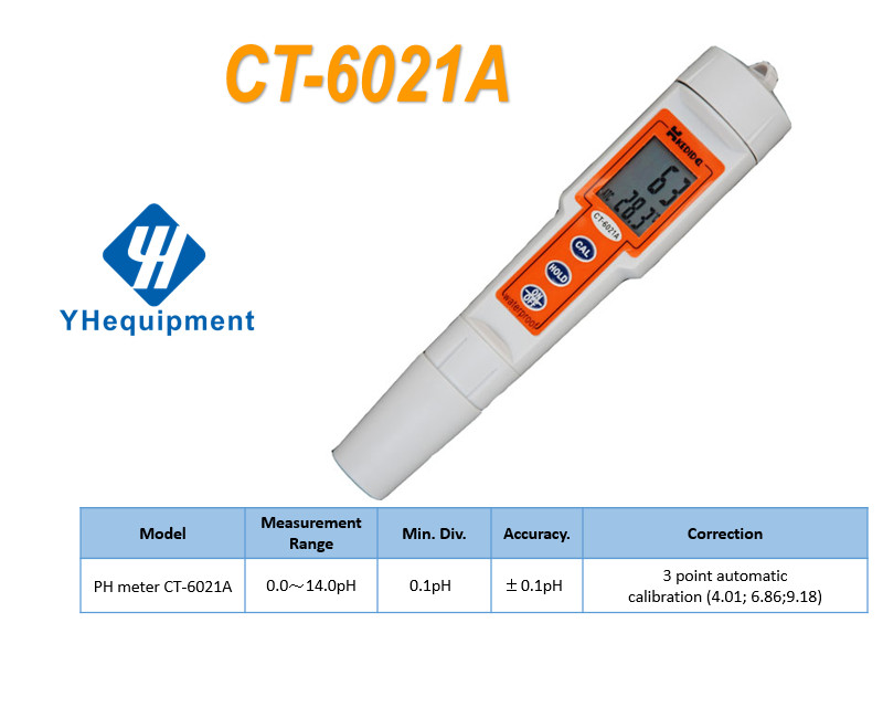 CT-6021A Pen type digital PH meter acidimeter,PH Meter