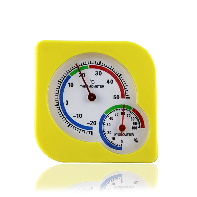 YHD-A7 Indoor Outdoor Square double dial Thermometer Hygrometer ...