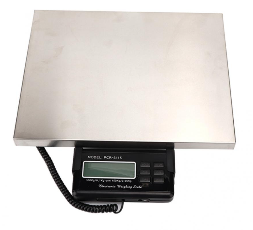 PCR-3115 300 Kg Electronic Floor Scale Heavy Duty 660 Lb x 0.1 Lb ...
