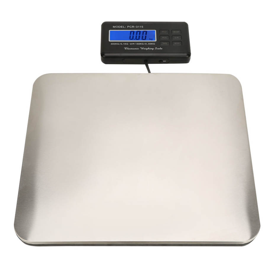 PCR-3115-NEW 300 Kg Electronic Floor Scale Heavy Duty 660 Lb x 0.1 Lb ...