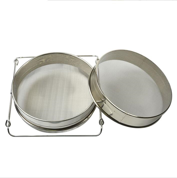 ST-01TN L Size Double-layer Stainless Steel Honey Sieve Filtration Bee ...