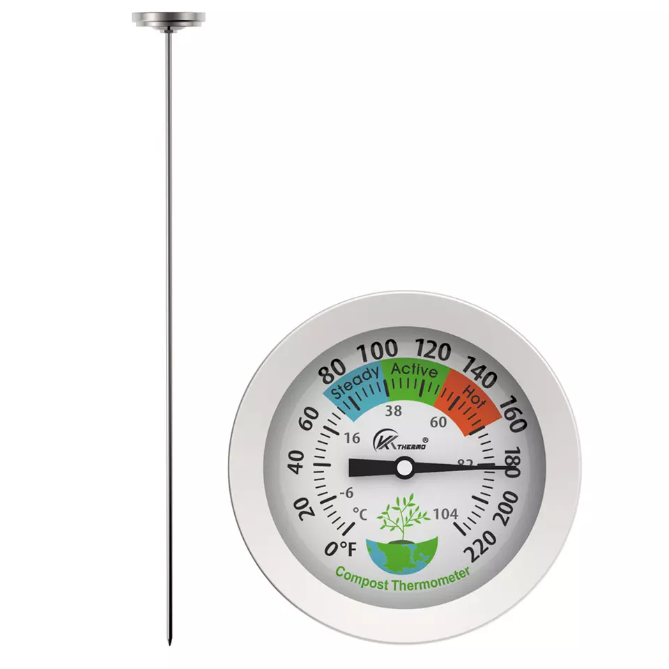 YH-S10 Compost Soil Plant Thermometer Outdoor Garden with Waterproof ...