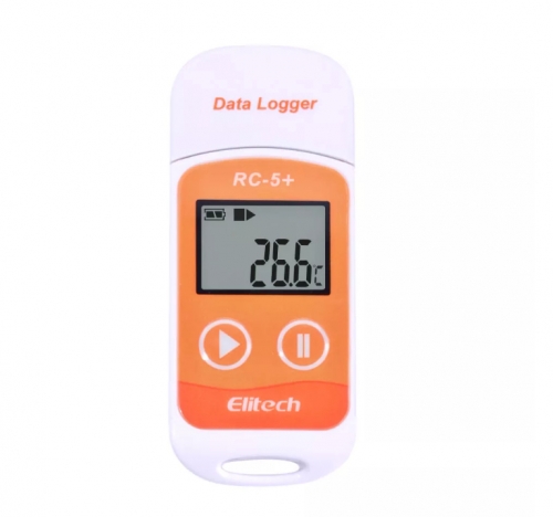 RC-5+ Digital USB Temperature Data Logger with NTC Sensor for Warehouse,Refigerated and ...