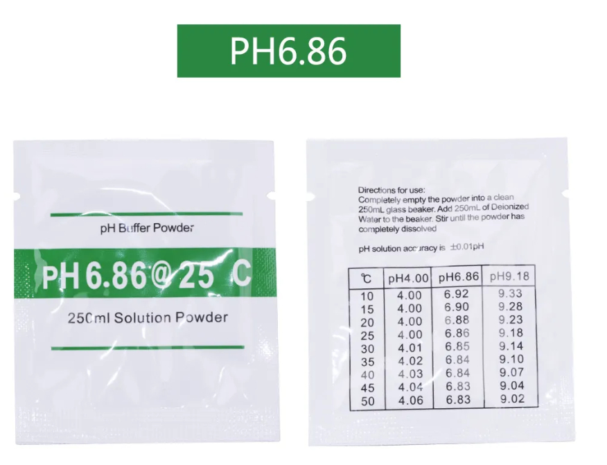 PH-CS686 6.86PH PH Meter calibrate solution PH Buffer Powder for PH ...