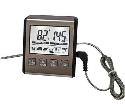 KT-14 Digital Remote Wireless Food Kitchen Oven Thermometer Probe For ...