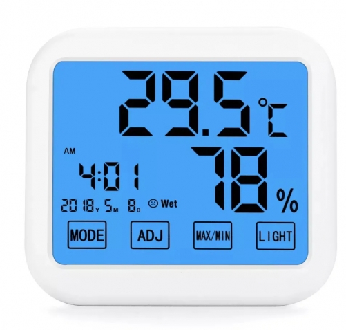 DT-19 Digital thermo hygrometer function barometer thermometer ...