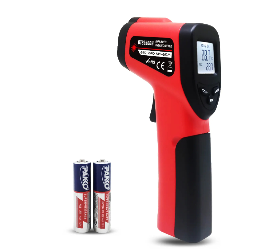 DT8550BH (-50-550C) laser Gun Type digital Infrared Thermometer ...