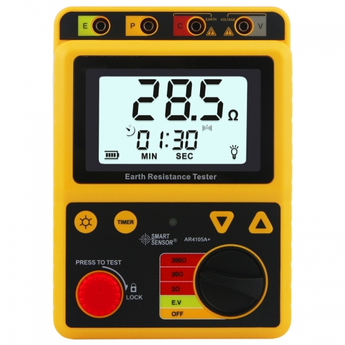 AR4105A Earth Resistance Tester 2Ω 20Ω 200Ω,Multimeters
