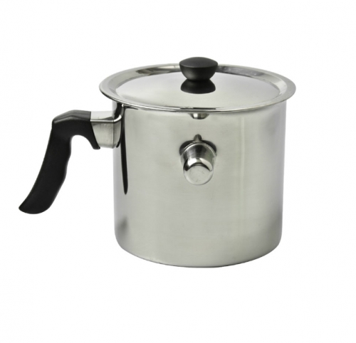 1.5L Stainless Steel Beeswax Melting Pot 1.5L,Honey Uncapping, Strainer ...