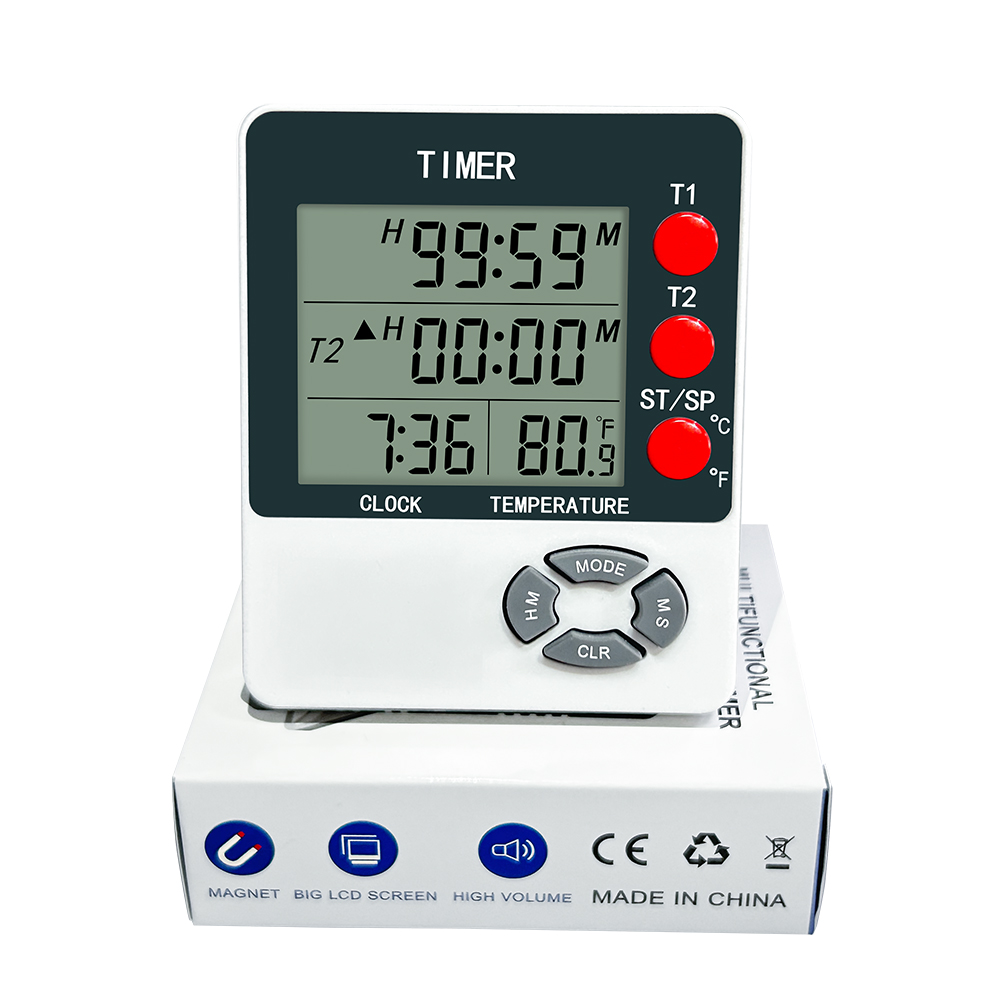DTH-192 Digital Kitchen Cooking Timer Clock, 2 Channels Simultaneous ...