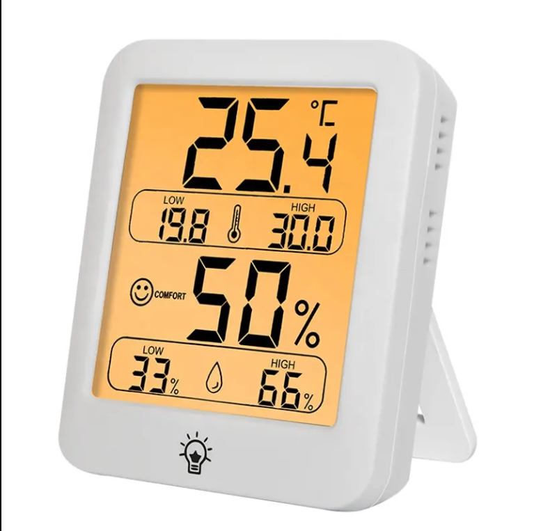 New LCD Indoor Thermometer Humidity Meter Room Digital Thermometer ...