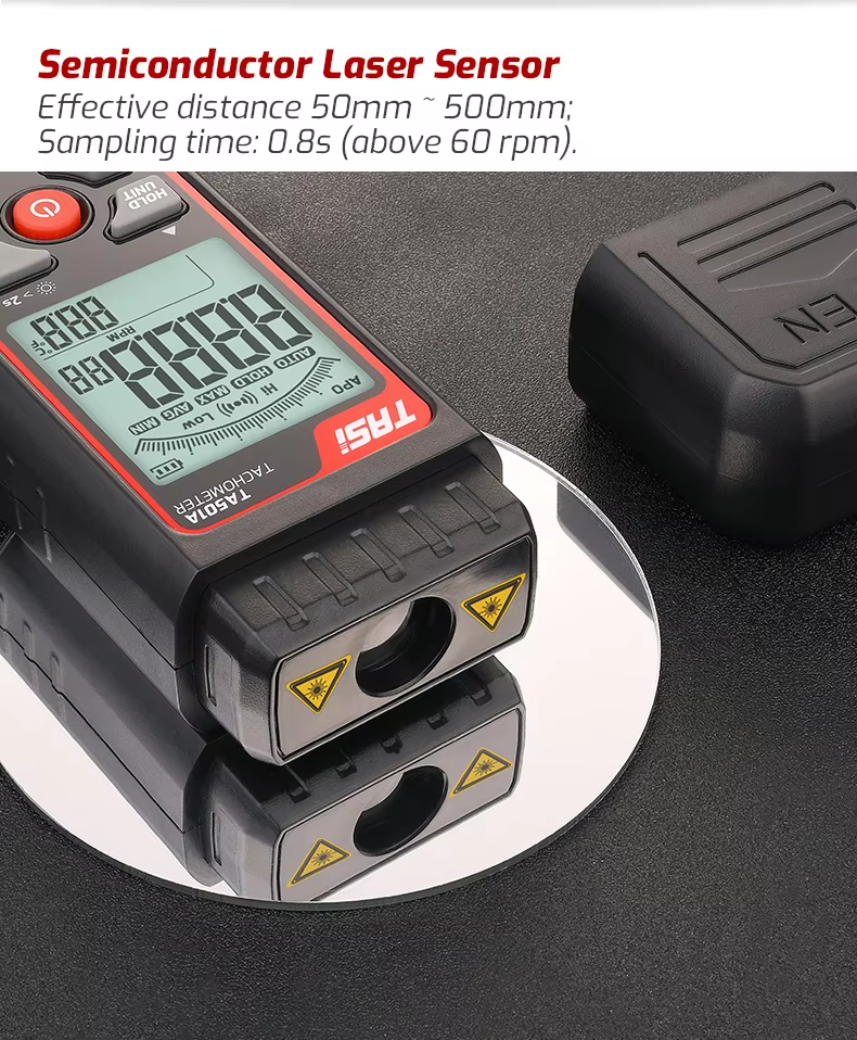 TASI TA501A Digital Handheld Tachometer Precise Contact Speed Measuring ...