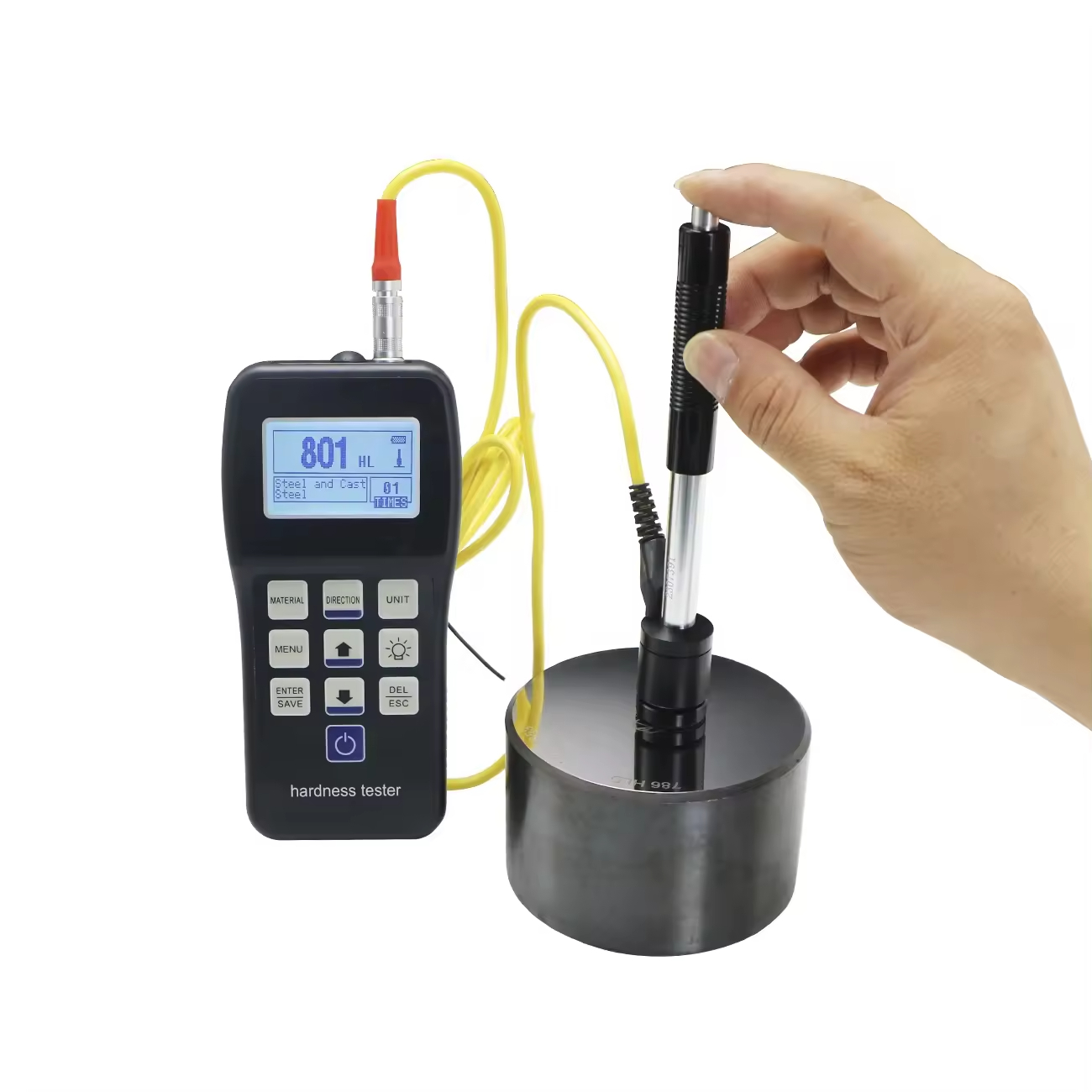 SL-140 Digital Portable Hardness Tester Meter Durometer Leeb Hardness ...