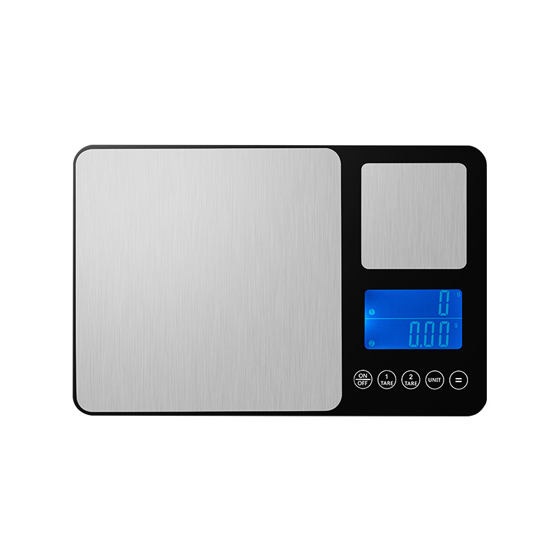 K600H 15kg/1g-500g/0.01g Stainless Steel Digital Kitchen Scale with LCD ...