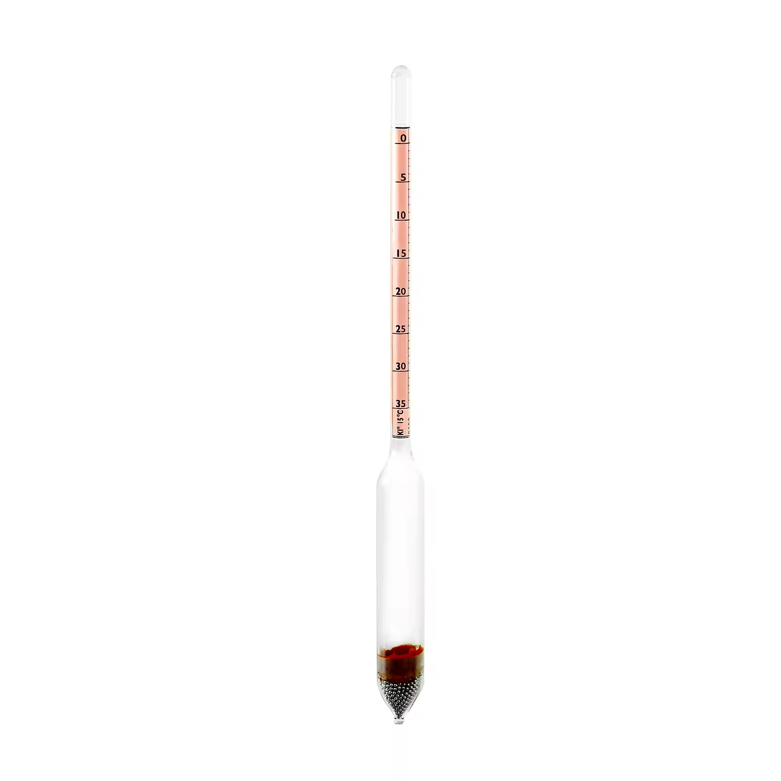 0-35% Alcohol Concentration Meter Alcohol Hydrometer Scale Alcoholmeter ...